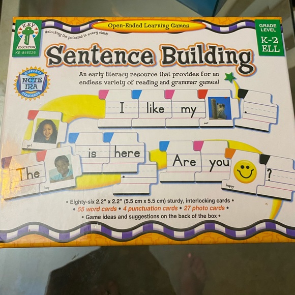 Other | Sentence Building For Kids Sight Word Builder | Poshmark